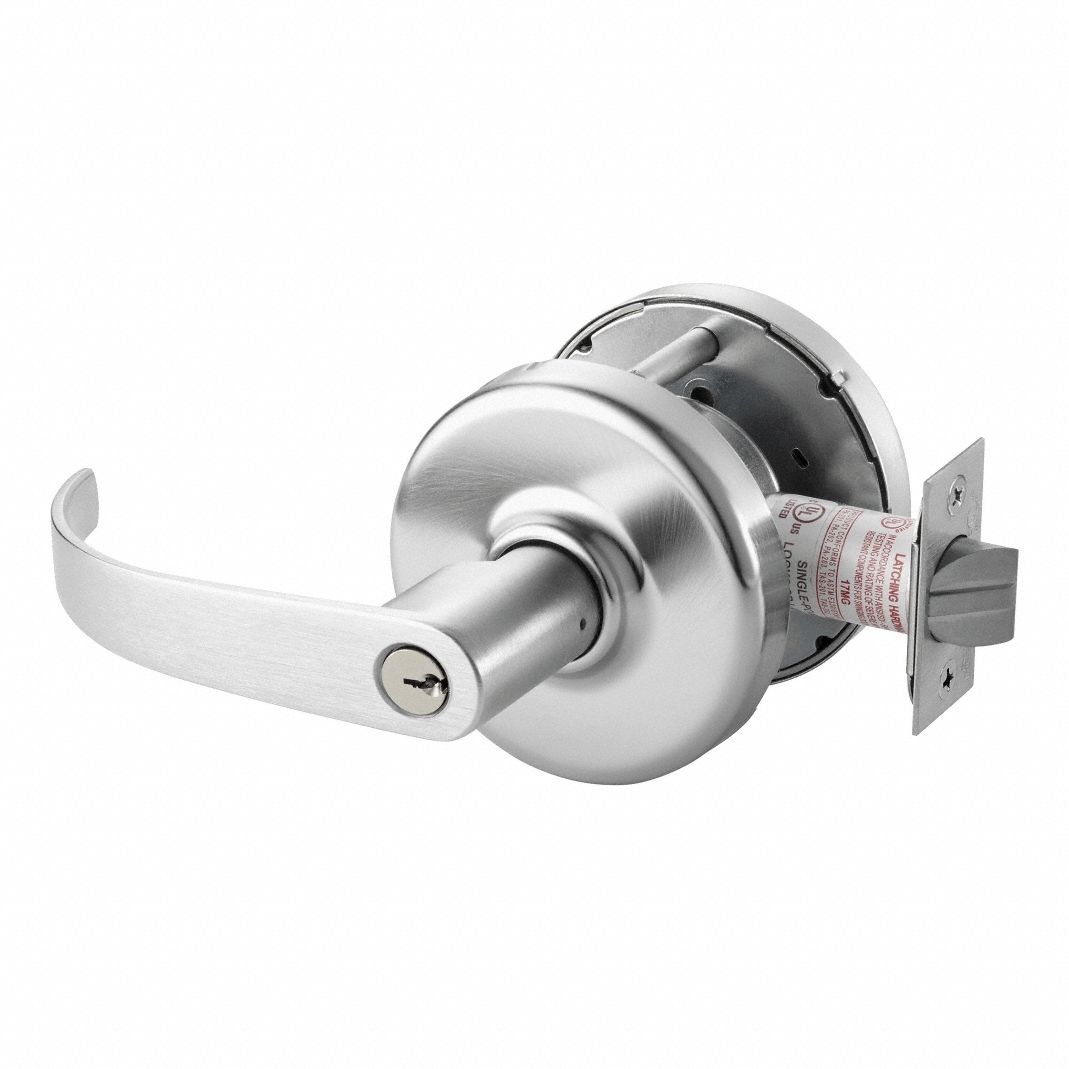 CORBIN, Classroom Lever Locksets, Chrome, Door Lockset - 821VP8|CLX3381 ...