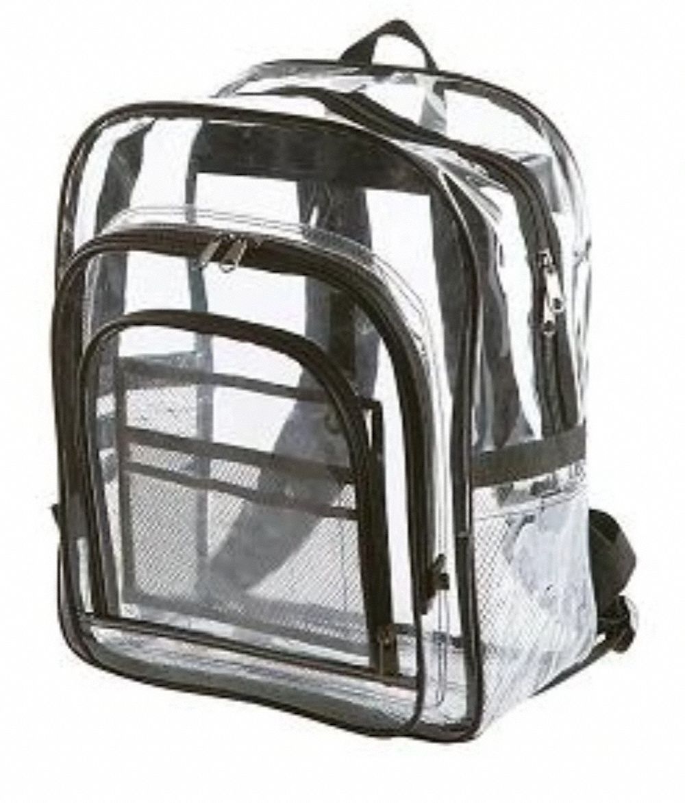 CLEAR HANDBAGS & MORE, Plastic, Clear, Clear Backpack - 832JG4|CH ...