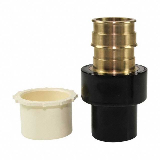 UPONOR, 2 in ID x 2 in Pipe Size, Barbed, Barbed Fitting Adapter ...