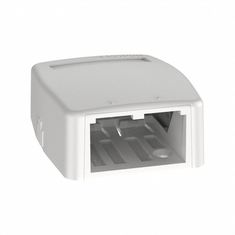 PANDUIT, Mini-Com, Mini Com, Surface Mount Box - 880FH6|CBXQ2WH-A - Grainger