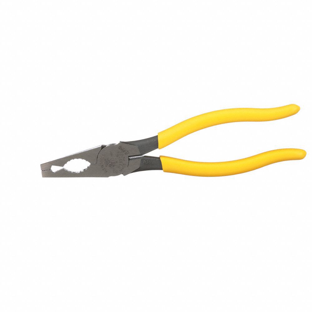 KLEIN TOOLS Locknut Plier: 1 5/8 in Jaw Lg, 1 in Jaw Wd, 1 1/2 in Max ...