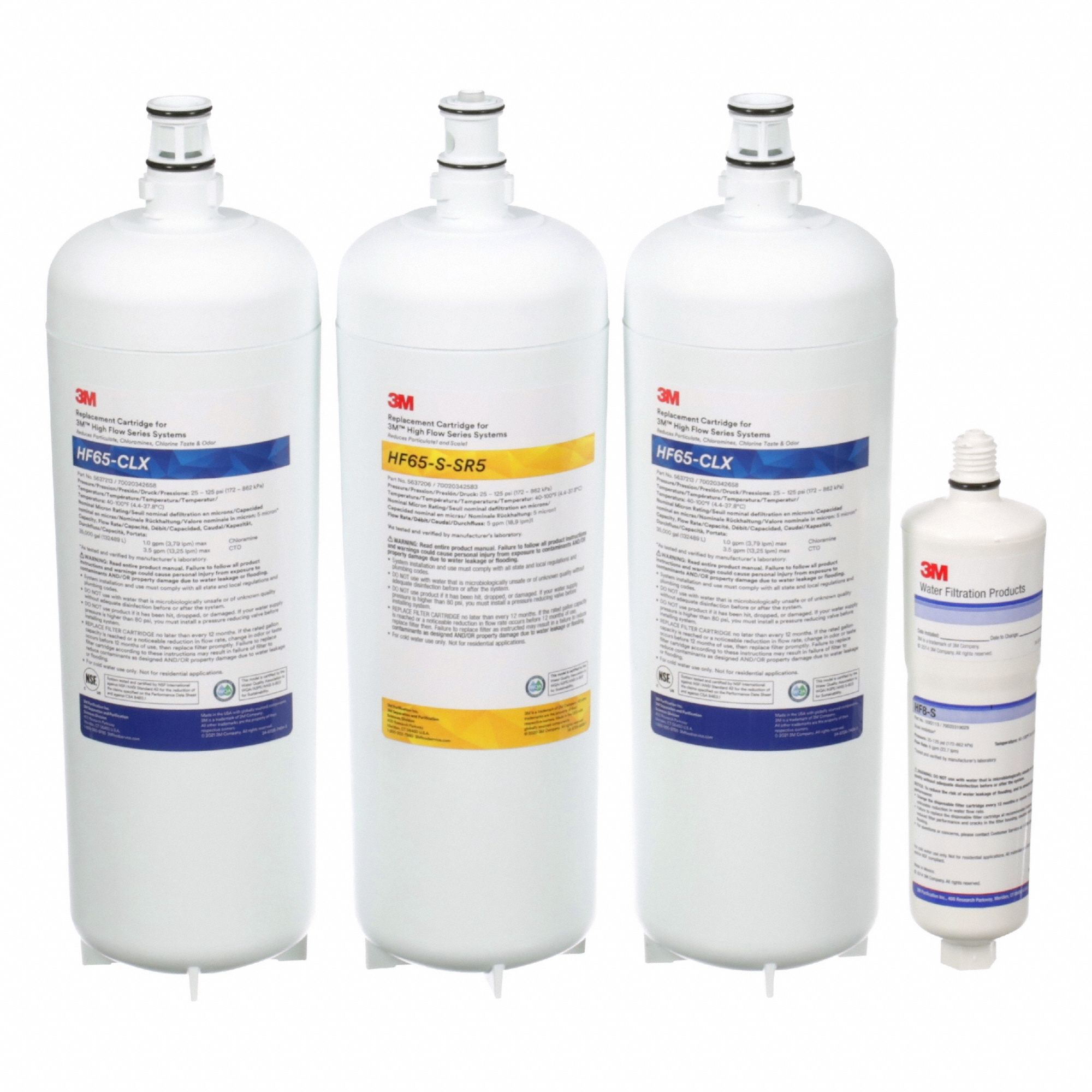 3M, 5 micron, 7 gpm, Quick-Connect Water Filter - 846CW6|CARTPAK DF265 ...