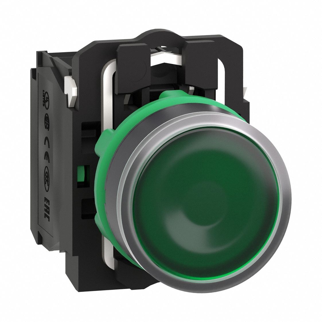 SCHNEIDER ELECTRIC, Illuminated, Flush Profile, Illuminated Push Button - 55WU14|XB5AW33B3 ...