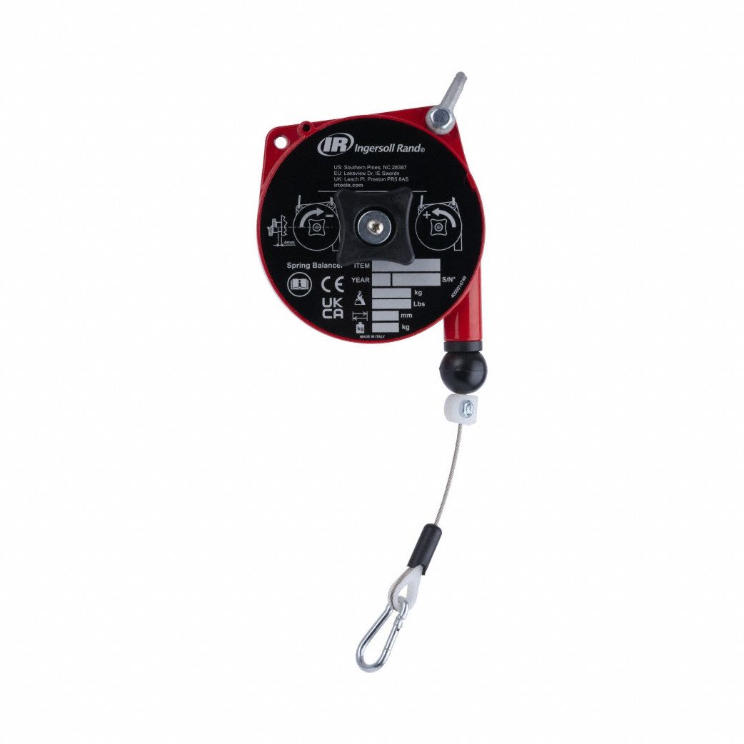 INGERSOLL RAND, 2.2 lb Max. Tool Wt, 5.2 ft Cable Lg, Tool Balancer ...