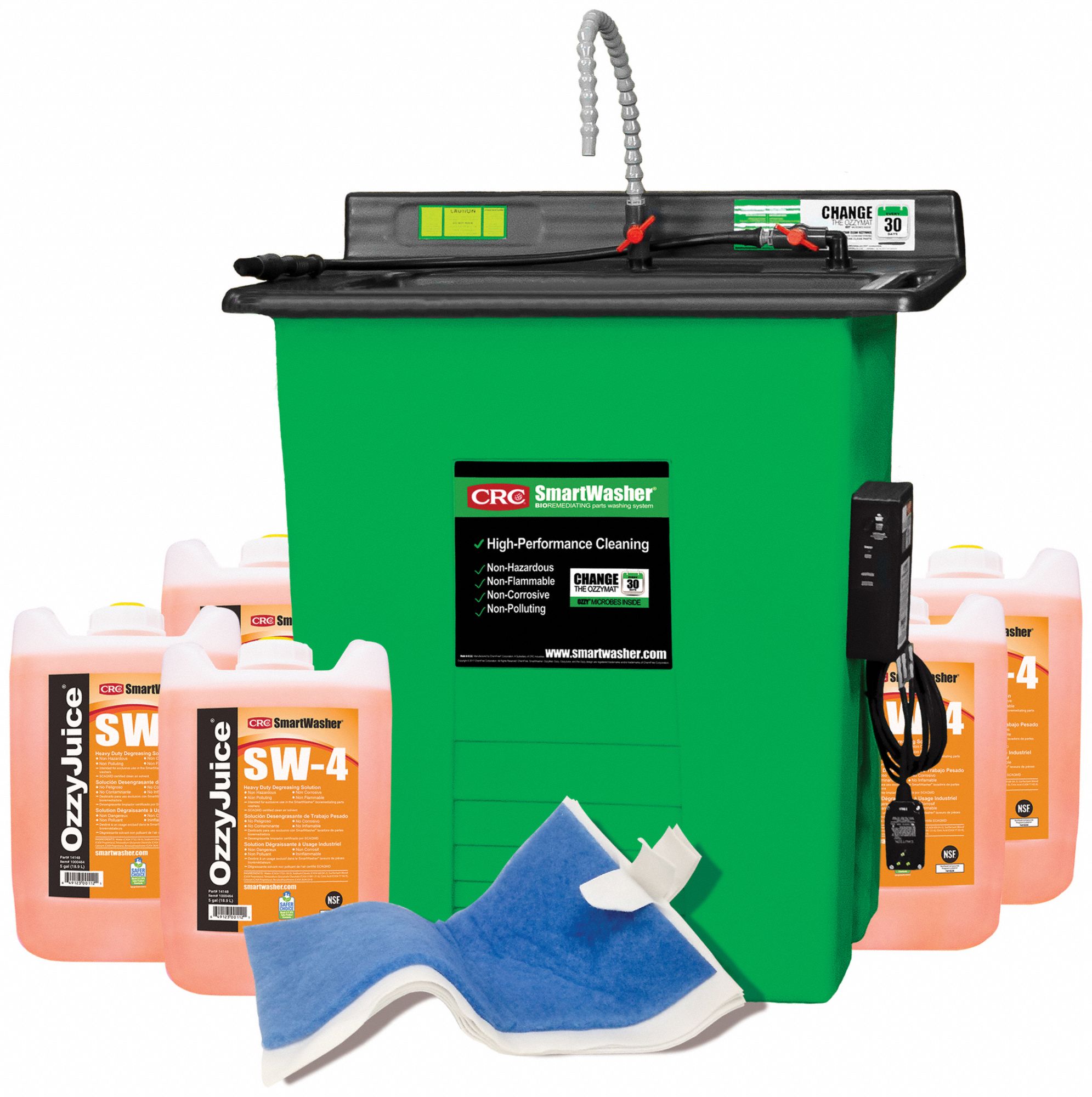 SMARTWASHER, For Water-Based (Microbial) Solution Base Type, Plastic ...