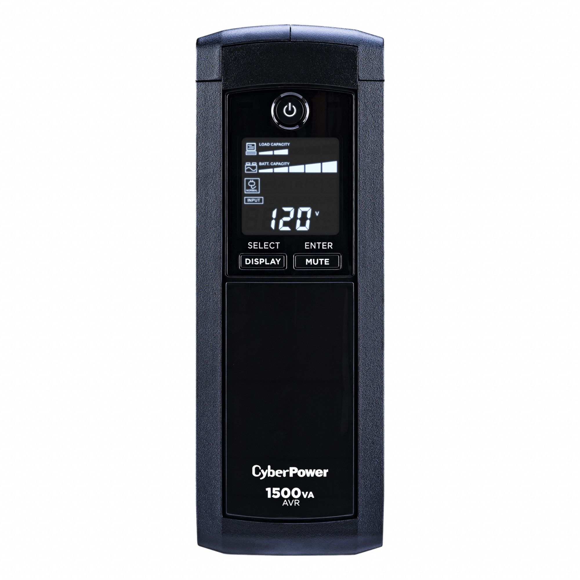 CYBER POWER, Single Phase, 1,350 VA Power Rating, UPS System - 832UU6 ...