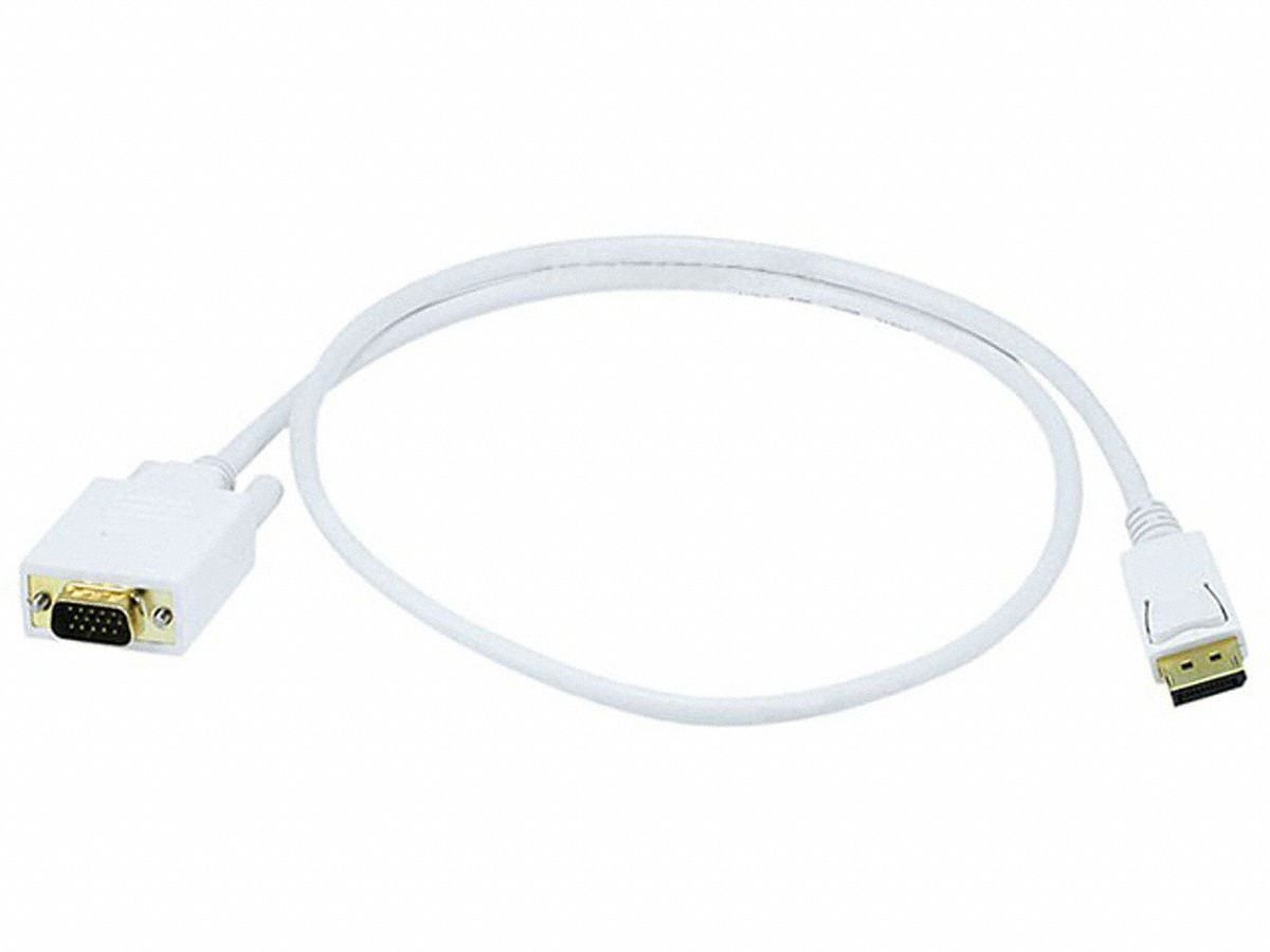 MONOPRICE, DisplayPort Male to VGA Male Connection, 3 ft Cable Lg ...