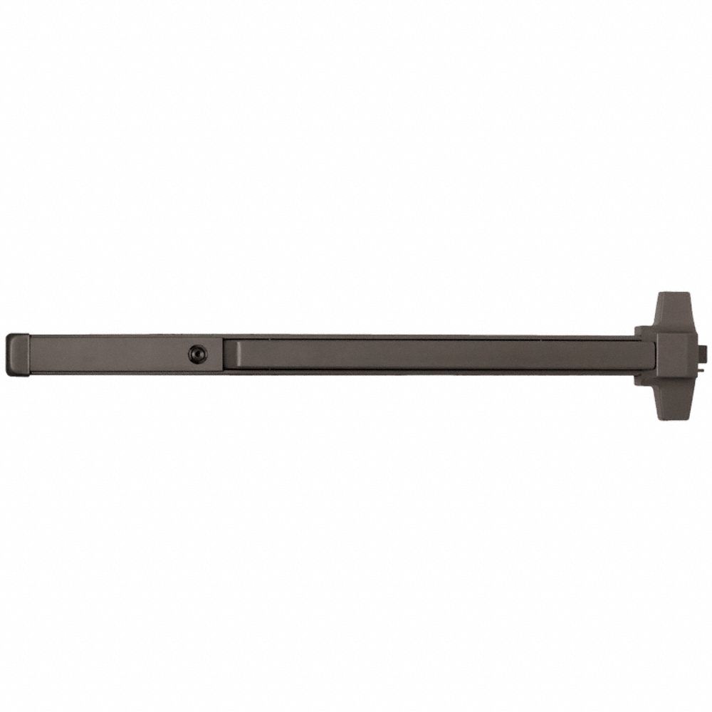 DEXTER, 36 in Max Door Wd, Bronze, Exit Device - 808FL6|ED1500-R-EO-3FT ...