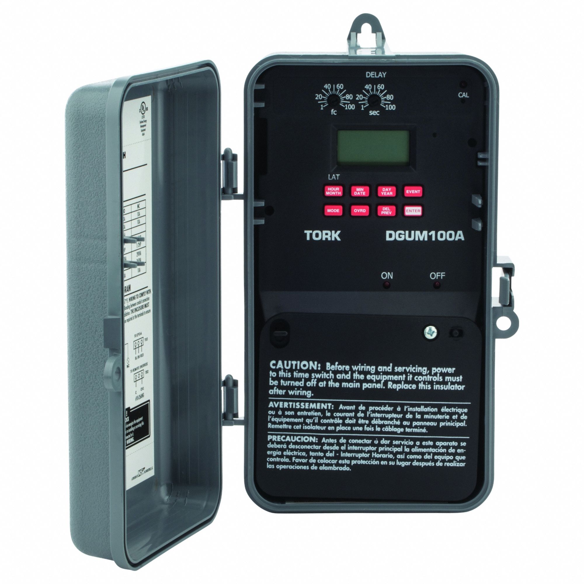 TORK, 7 day, Astronomic, Electronic Timer - 31A070|DGUM100A - Grainger