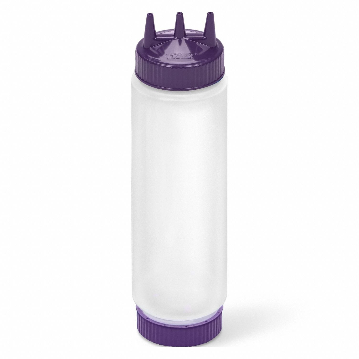 VOLLRATH, 24 oz Capacity, 2 1/8 in Opening Dia, Squeeze Bottle - 813UH2 ...