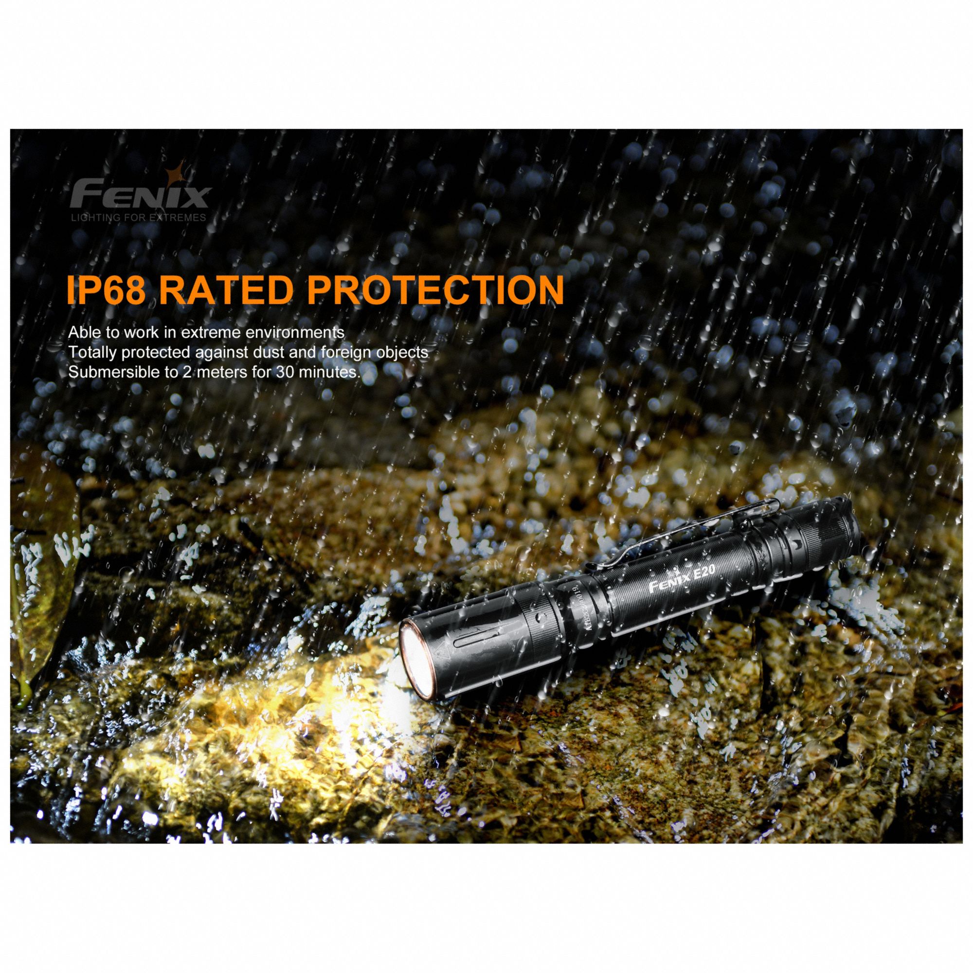 FENIX LIGHTING Flashlight: 350 lm Max Brightness, 3.75 hr Run Time at ...