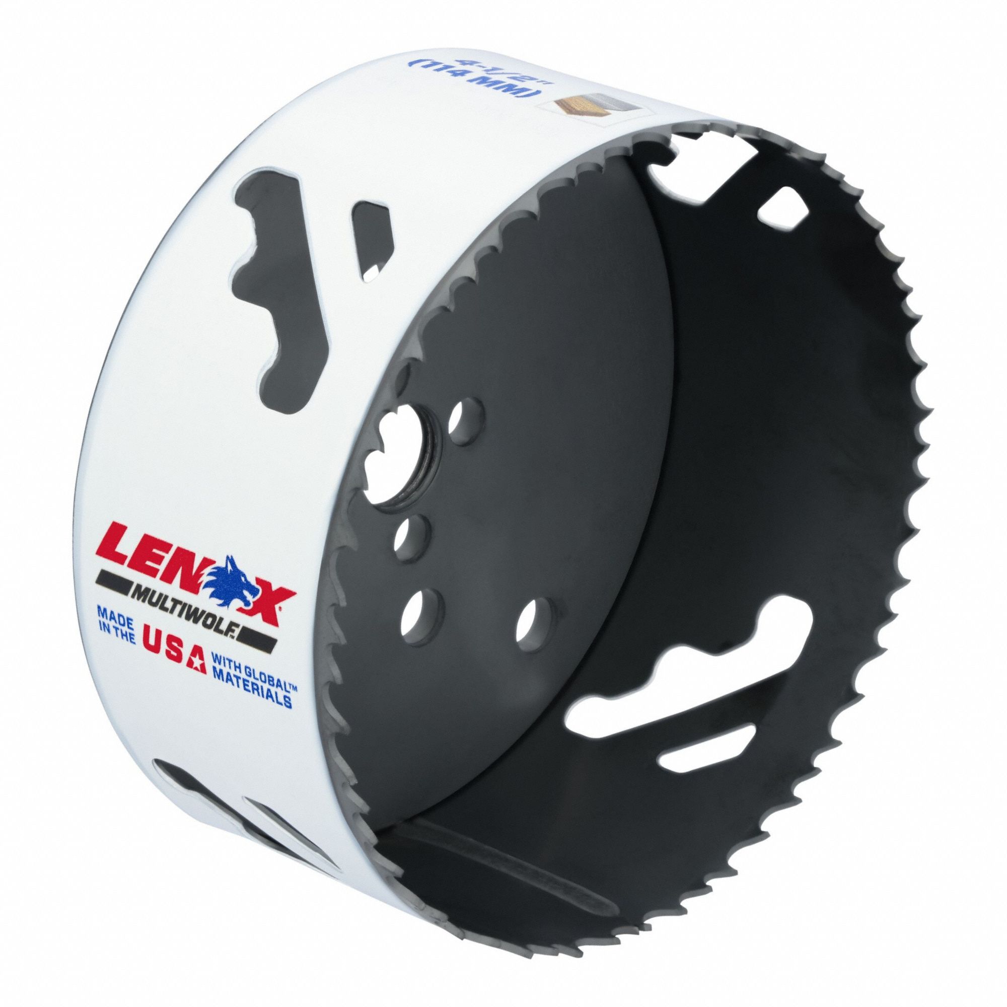 LENOX, 4 3/8 in Saw Dia., 3/5 Teeth per Inch, Hole Saw - 397AH3 ...