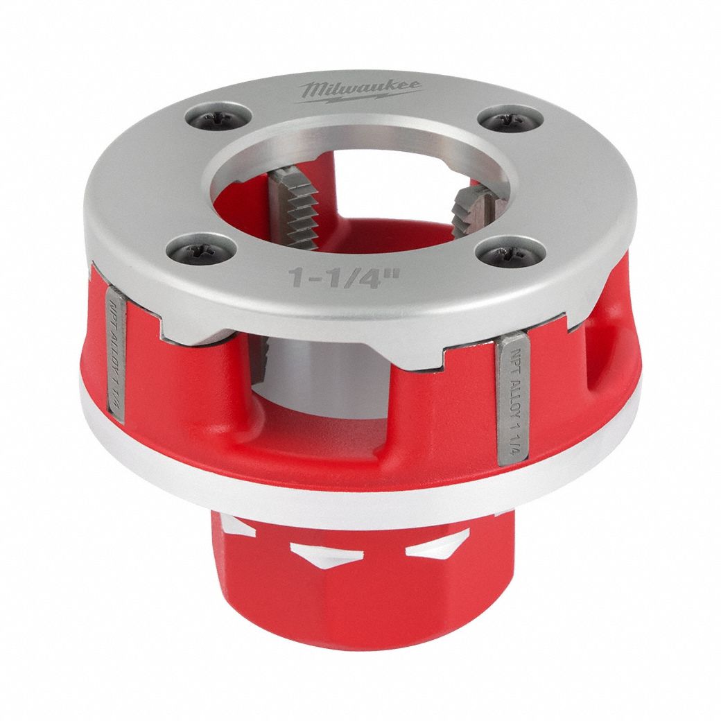 MILWAUKEE, 11R, For 1 1/4 in Pipe, Pipe Threading Die Head - 824Y14|48 ...