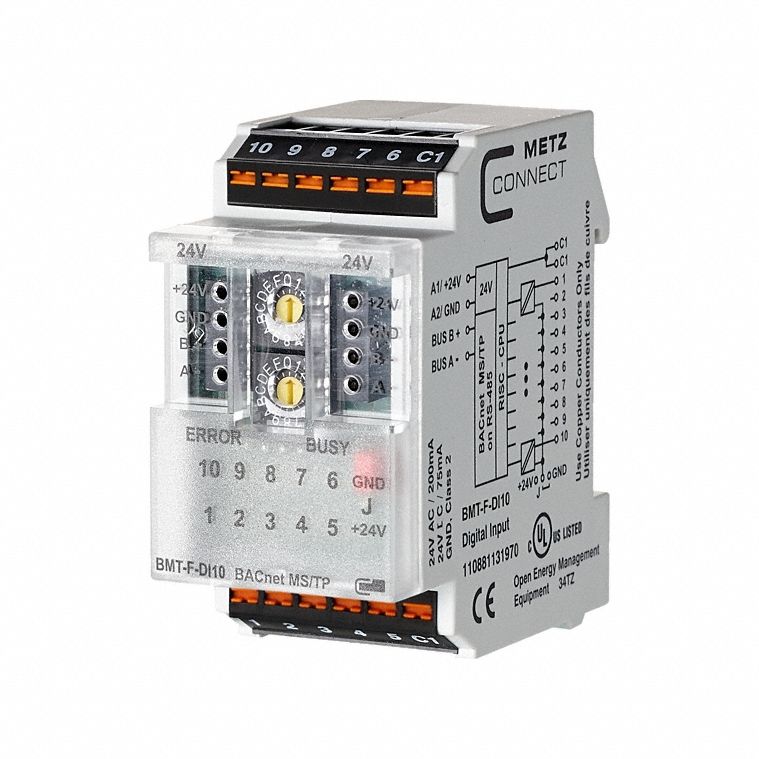 METZ CONNECT, C-Logline, BACnet MS/TP, MS/TP Module - 824TT8|110881131970 - Grainger