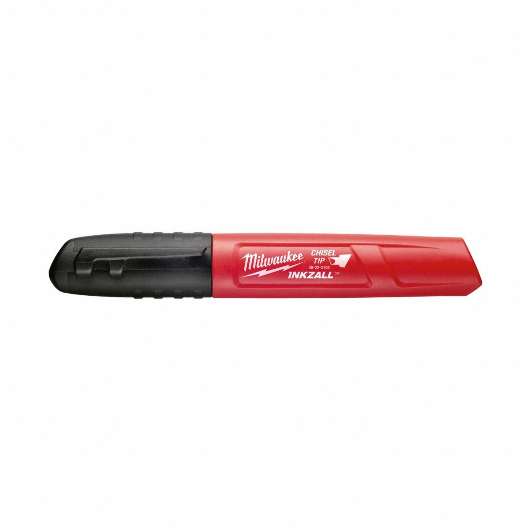 MILWAUKEE, Chisel, Black, Permanent Chisel Marker - 843RA0|48-22-3103 ...