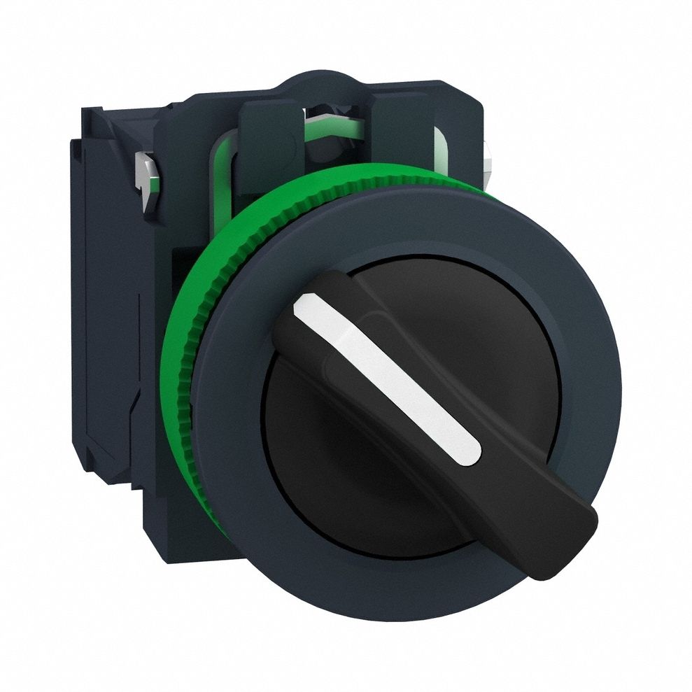 SCHNEIDER ELECTRIC, 30 mm Panel Mounting Size, 2 Positions, Selector ...