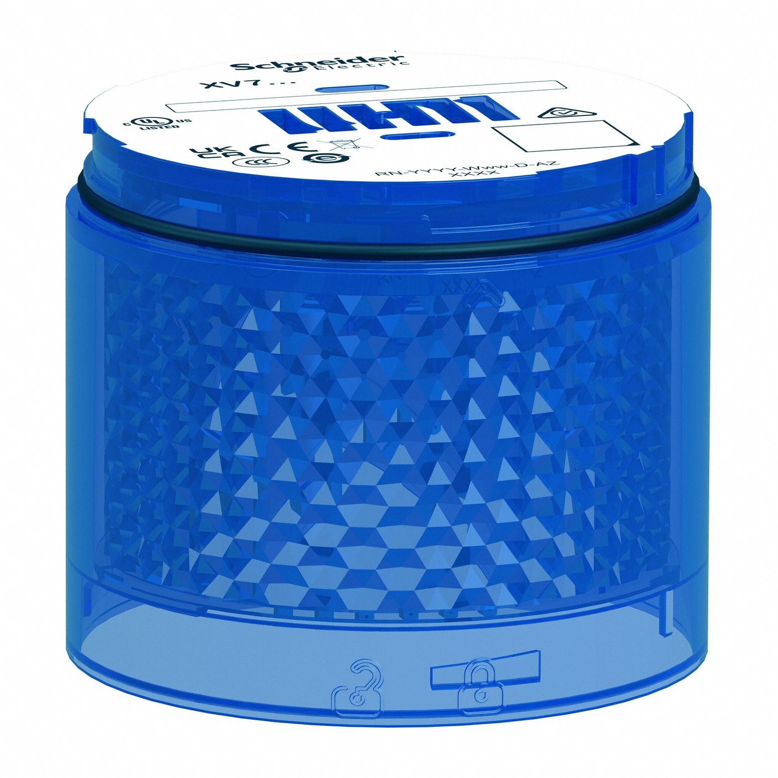 Blinking Blue Colored lens - Grainger