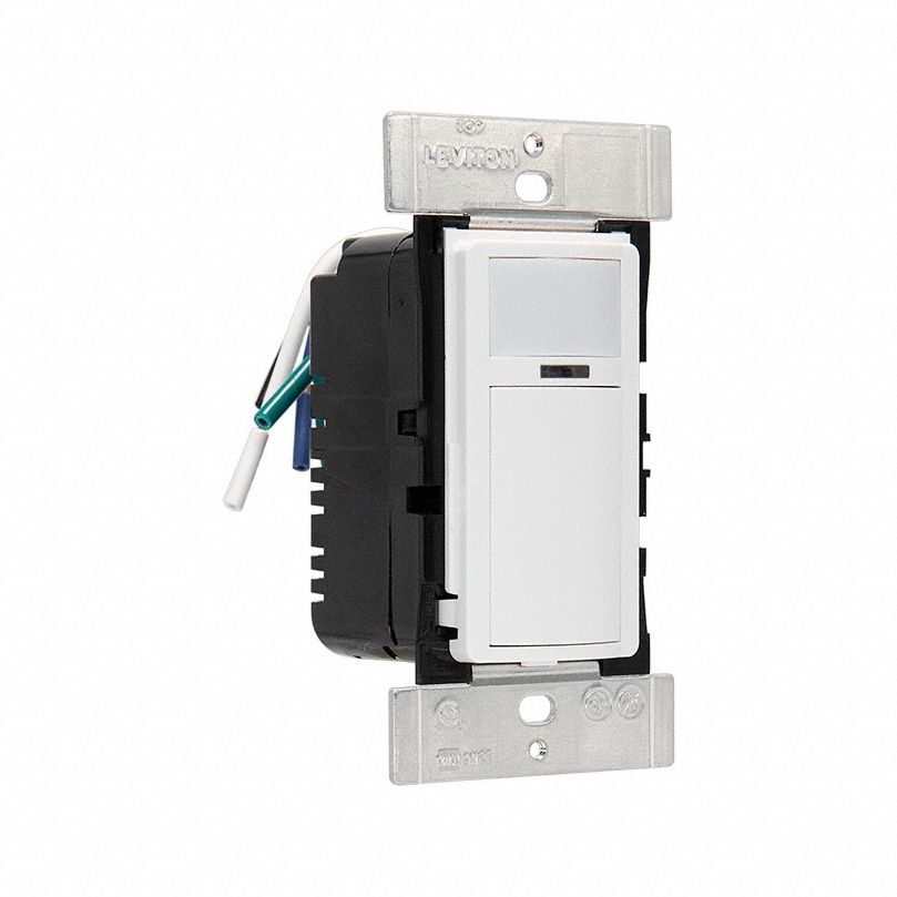 LEVITON, Occupancy/Photocell/Vacancy, Fluorescent/Incandescent/LED ...