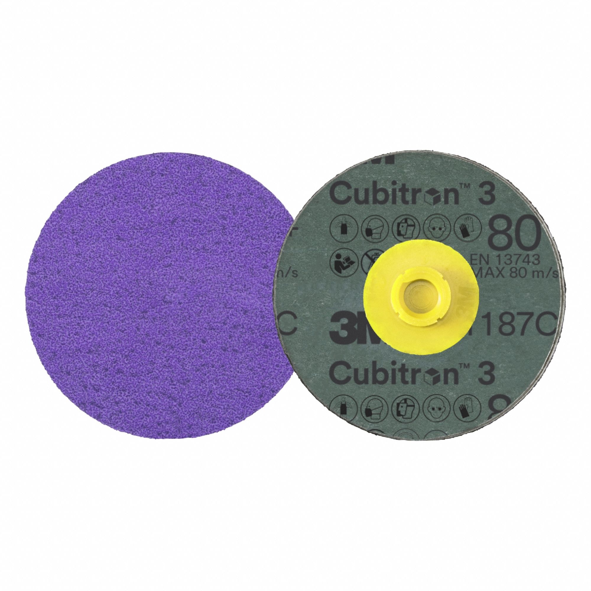 3M CUBITRON 3, TS, 4", Quick-Change Disc - 856R23|7100332094 - Grainger