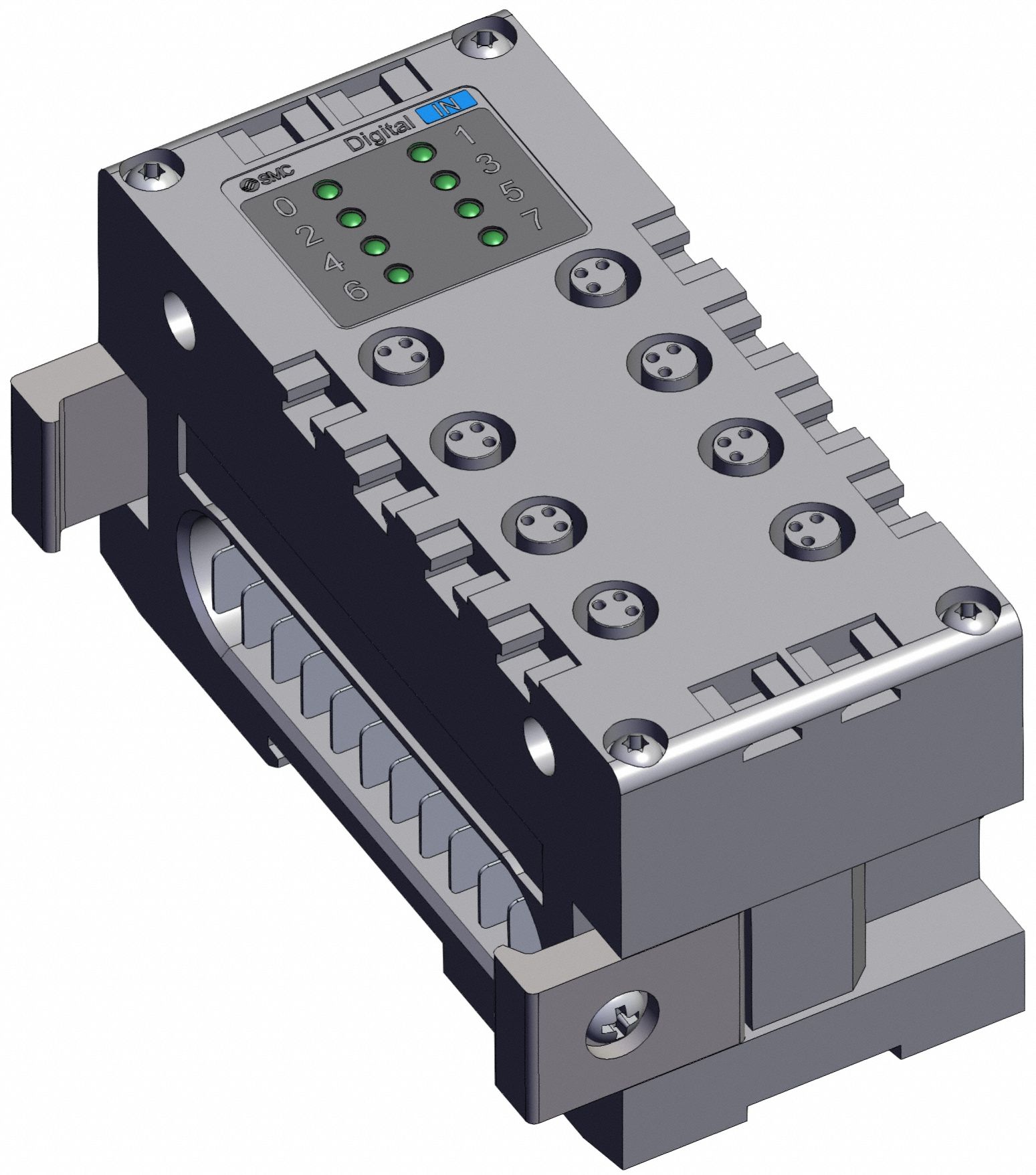 SMC, For S0700/SV1000/2000/3000/SY Series/VQC1000/2000/4000 Series, 8 ...