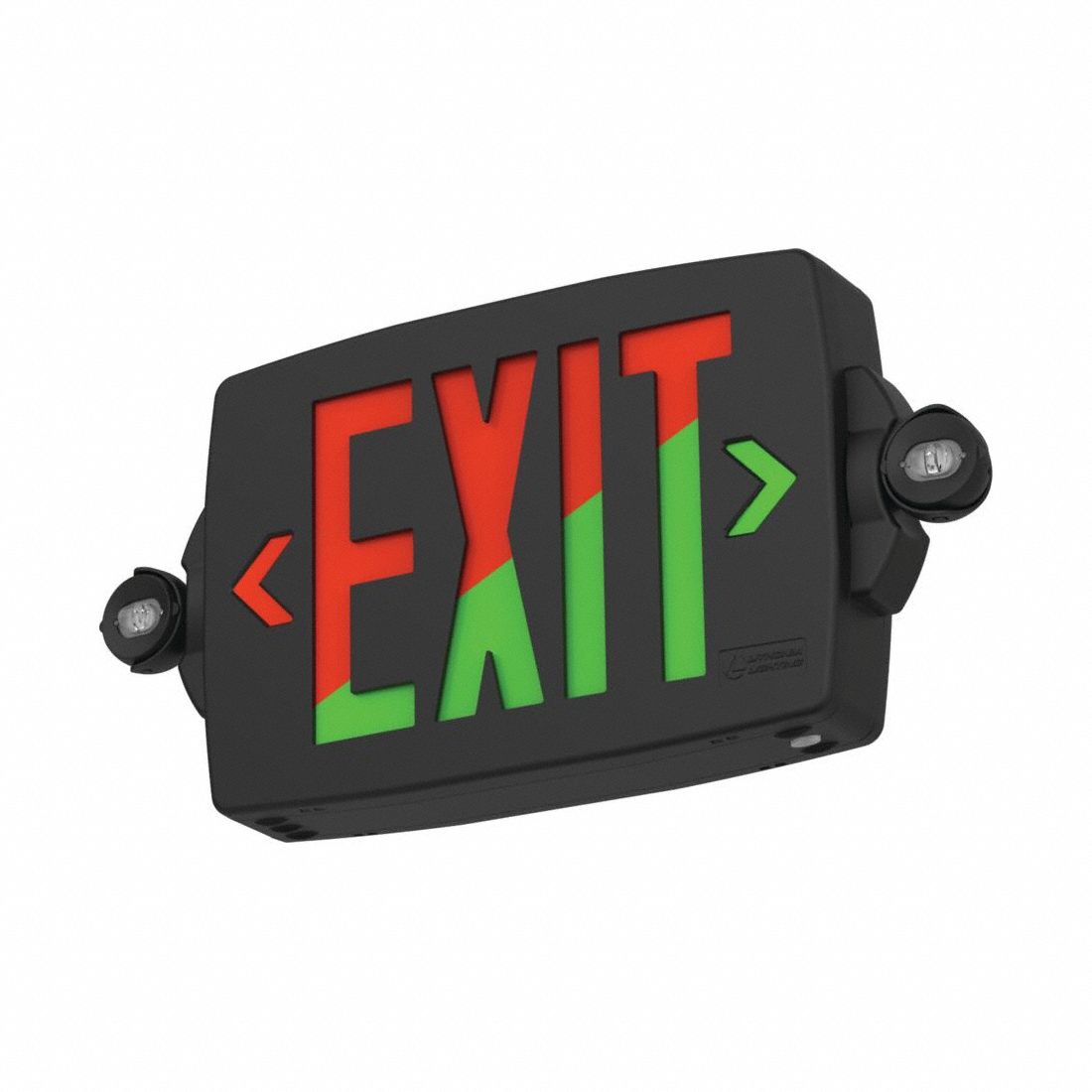 Black, 2 Faces, Exit Sign - 408VZ7|288ASV - Grainger