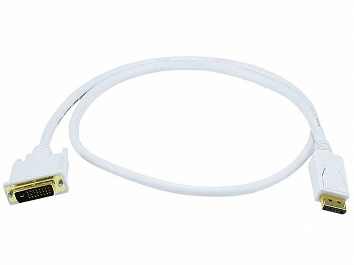 MONOPRICE, DisplayPort Male to DVI-D Male Connection, 3 ft Cable Lg ...