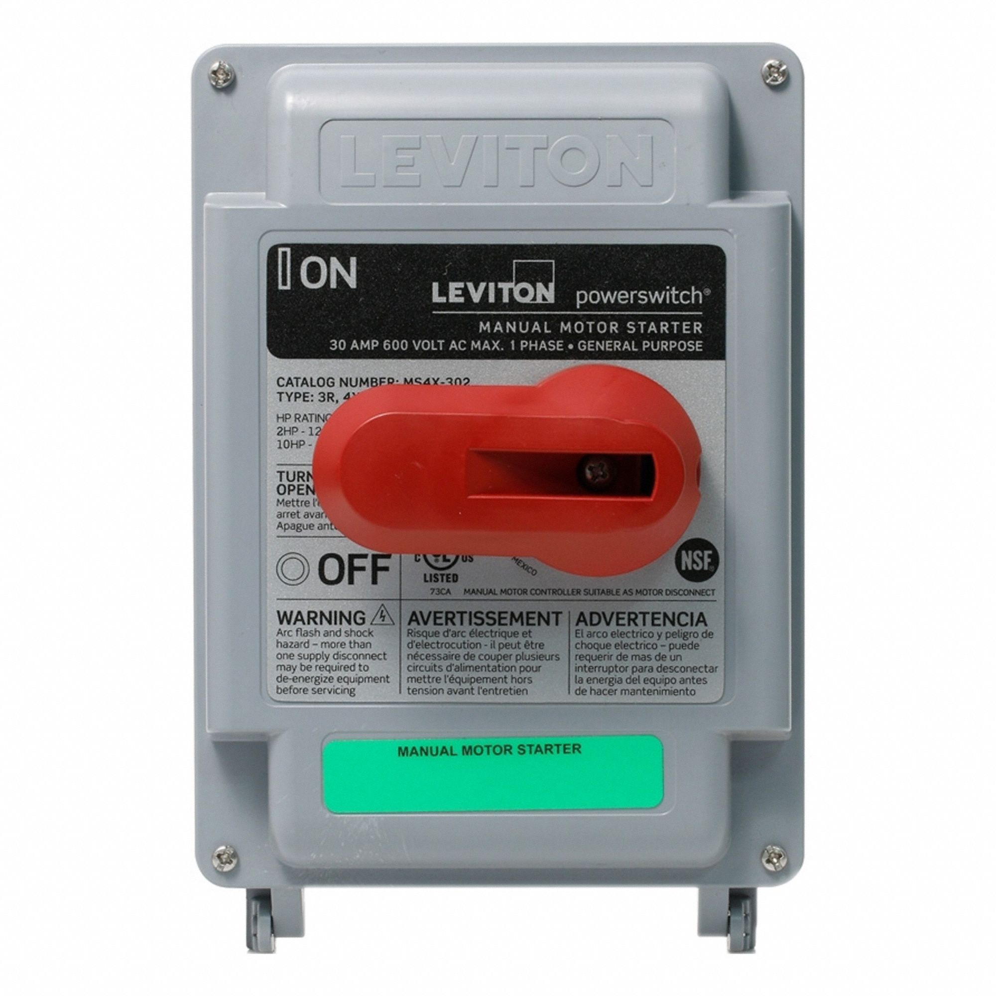 Motor Ctrl 30A Type 4X IP67 NSF - Grainger