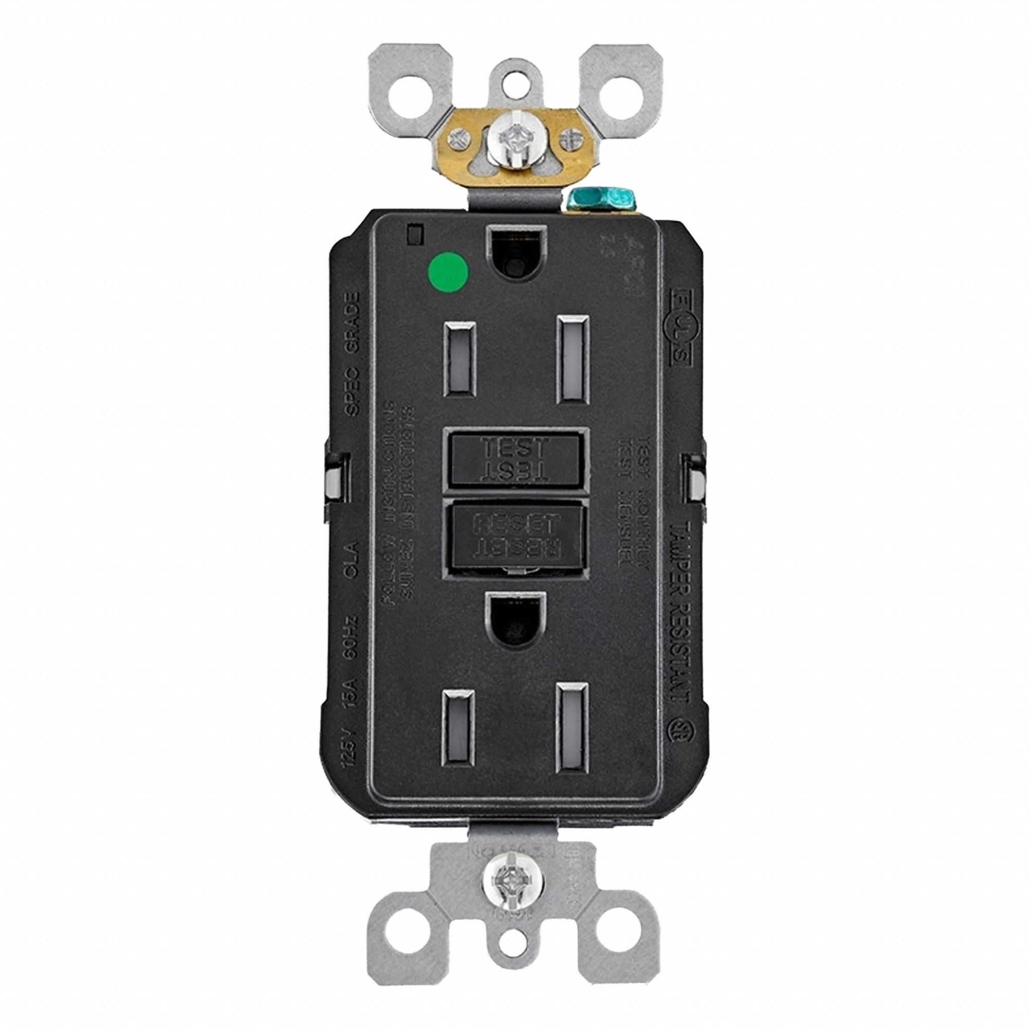 LEVITON, Duplex, 5-15R, Duplex Receptacle Outlet - 879JN5|AFTR1-HGE ...