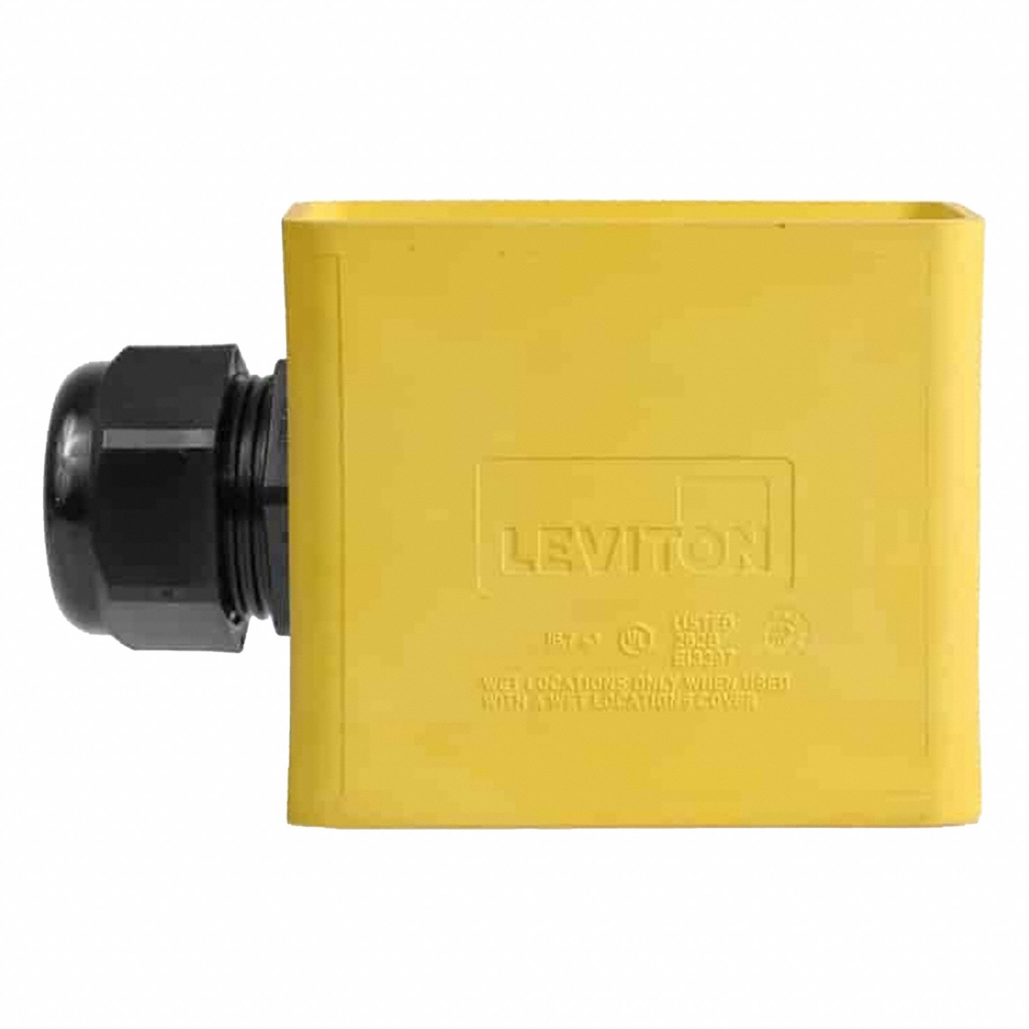 LEVITON, Portable Outlet Box, Outlet Boxes, Single-Gang Portable Outlet ...