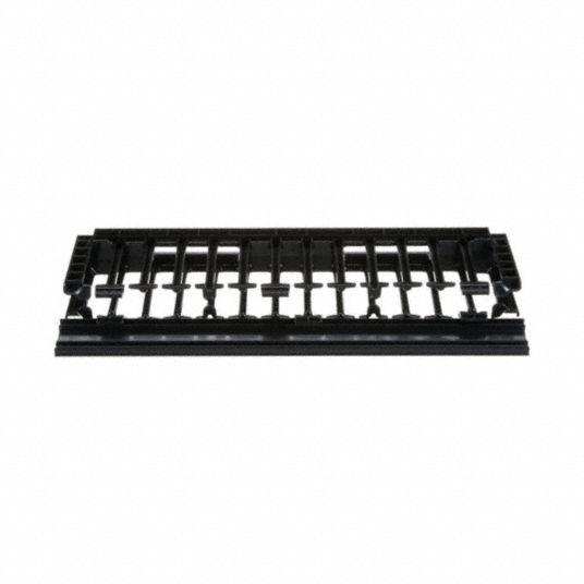 PANDUIT, 1 Rack Units, Single-Sided Manager, Horizontal Single-Sided ...