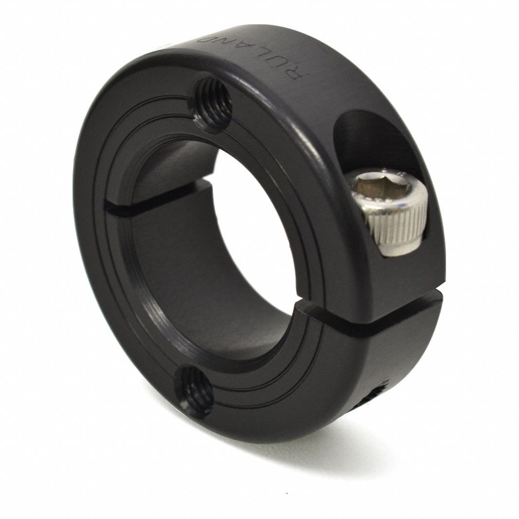 RULAND MANUFACTURING, 35 mm Bore Dia, Round, Mountable Shaft Collar ...