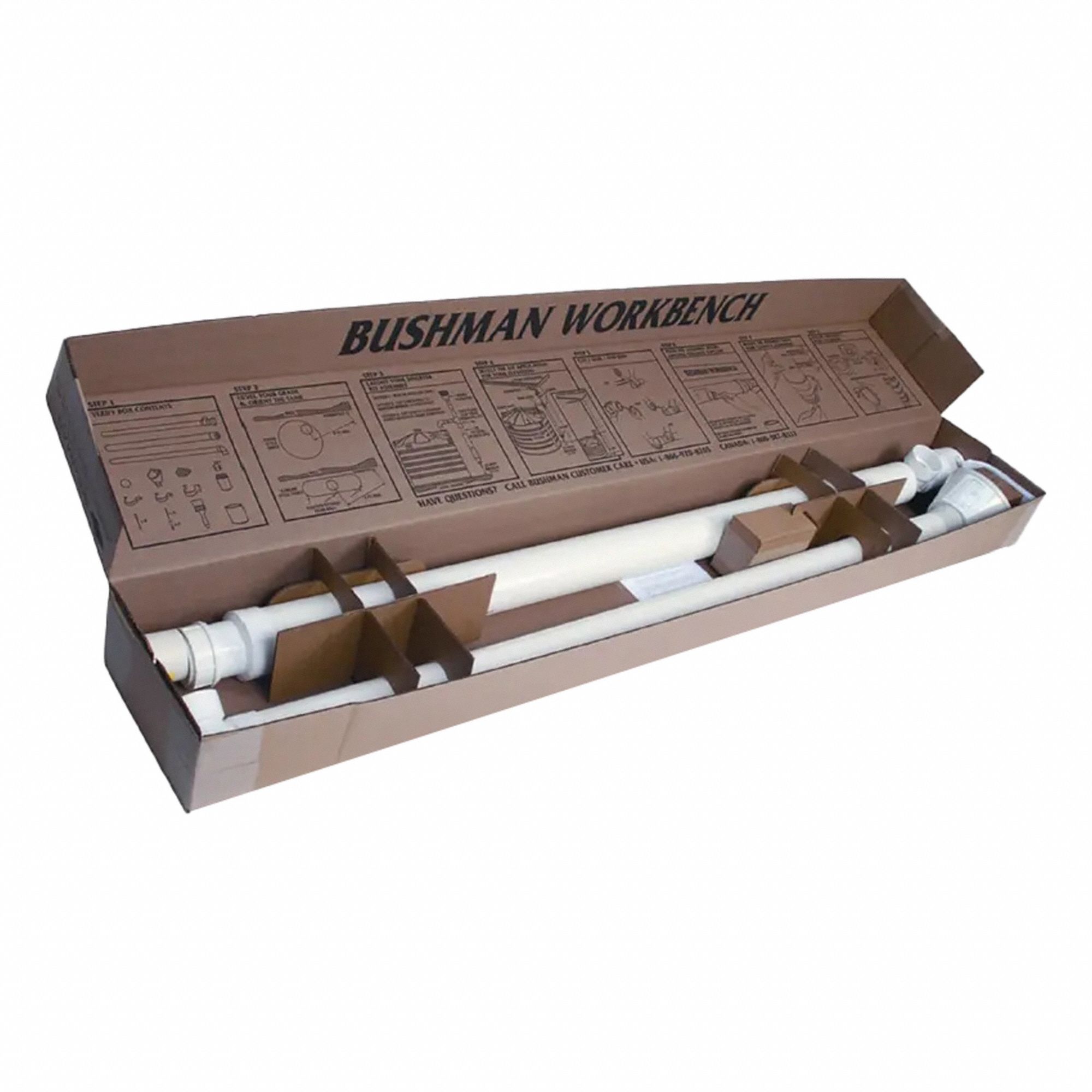 BUSHMAN, 86 in Overall Ht, 8 in Overall Wd, First Flush Kit - 826Y42 ...