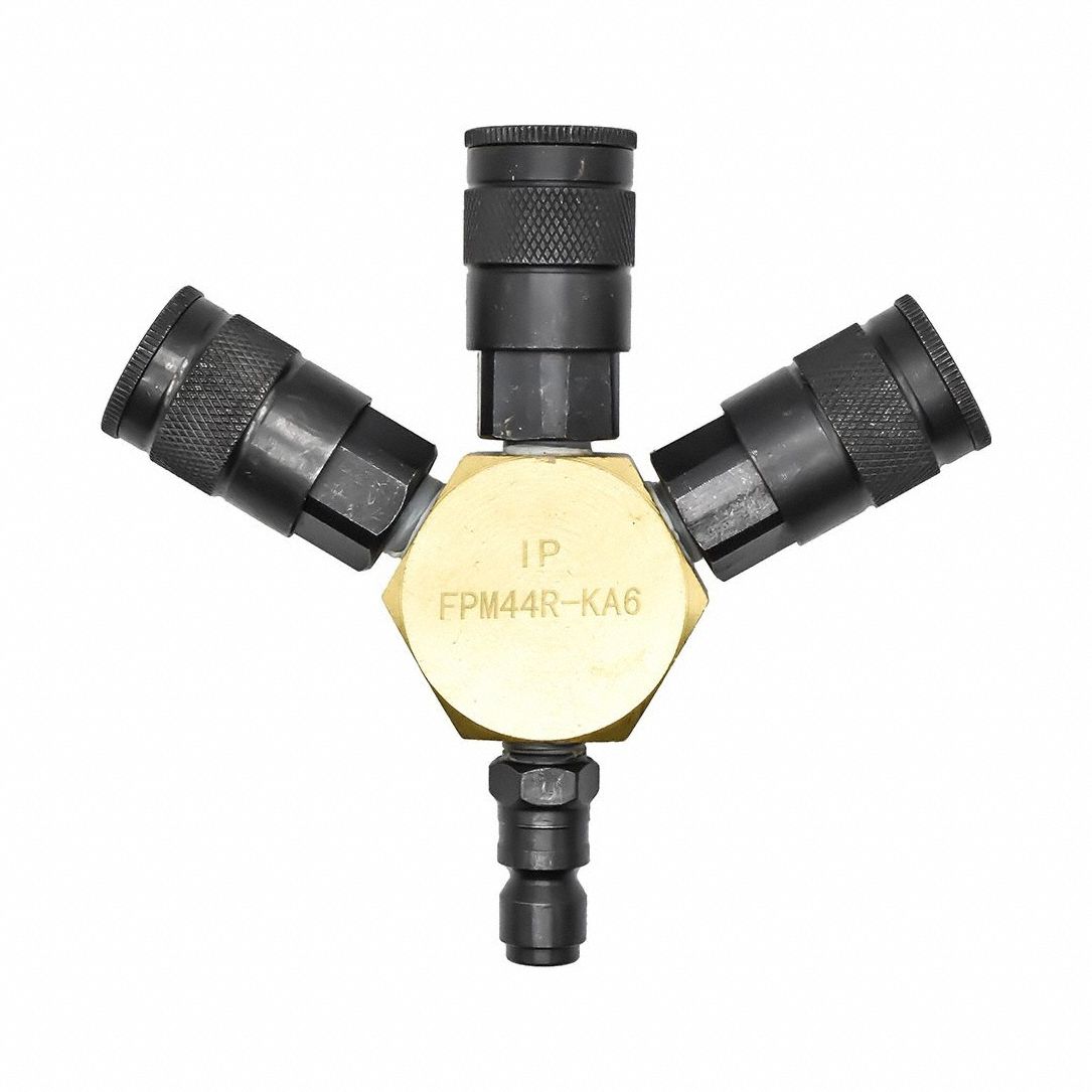 INTERSTATE PNEUMATICS, FNPT x FNPT, Round, Pipe Manifold Fitting ...