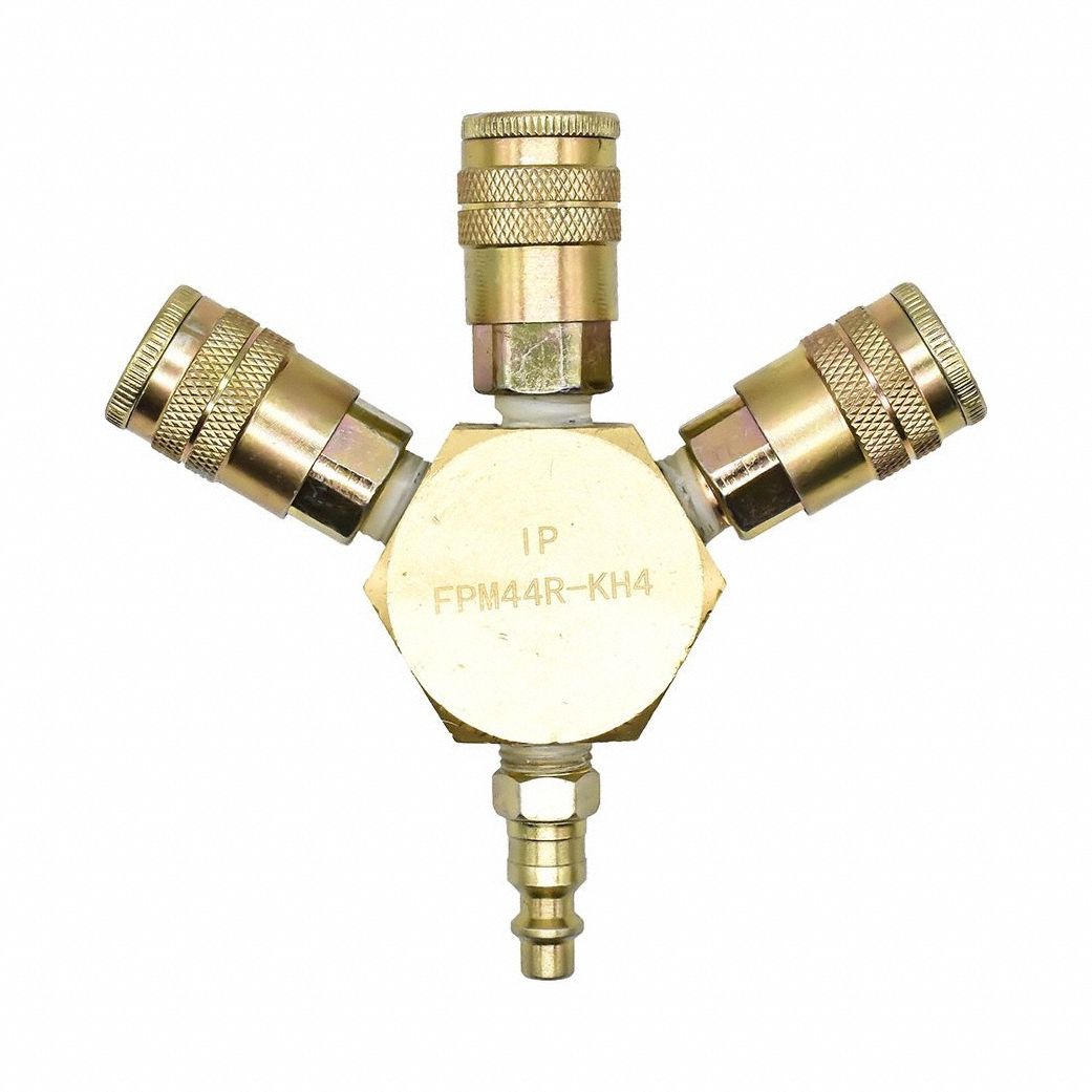 INTERSTATE PNEUMATICS, FNPT x FNPT, Hex, Pipe Manifold Fitting - 877EK3 ...