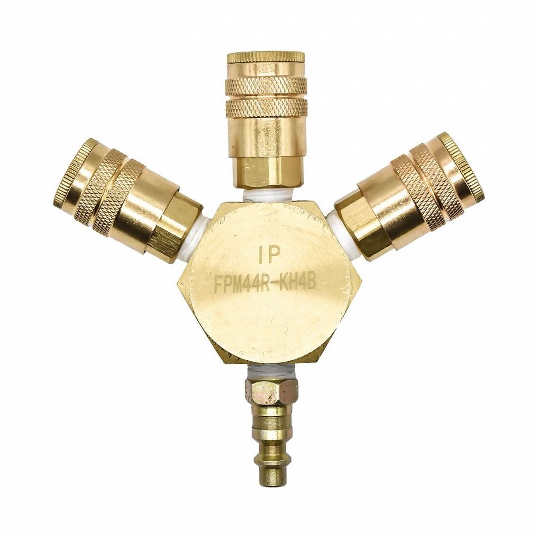 INTERSTATE PNEUMATICS, FNPT x FNPT, Hex, Pipe Manifold Fitting - 877EK4 ...
