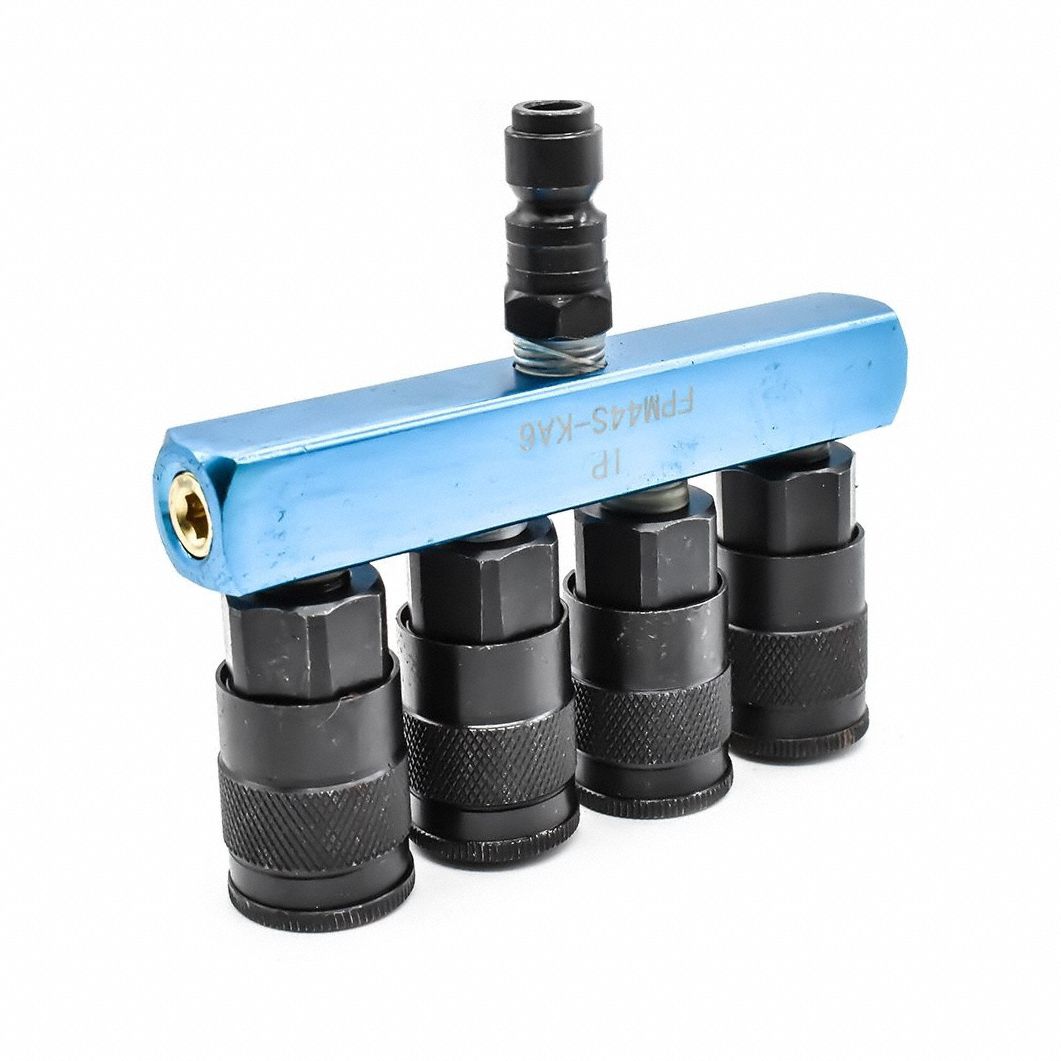 INTERSTATE PNEUMATICS, FNPT x FNPT, Rectangle, Pipe Manifold Fitting ...