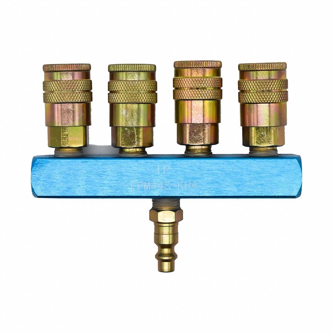 INTERSTATE PNEUMATICS, Inline, Rectangle, Pipe Manifold Fitting ...