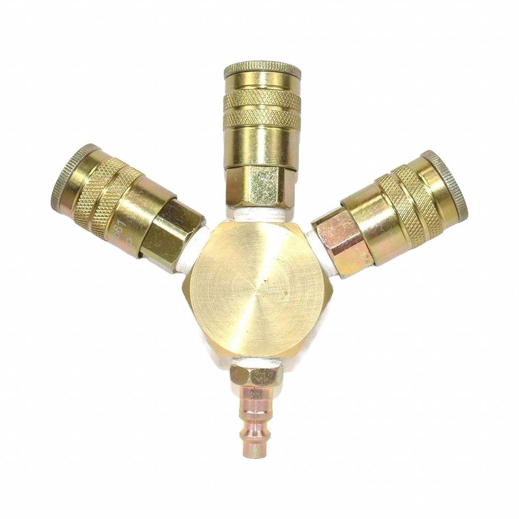 INTERSTATE PNEUMATICS, FNPT x FNPT, Hex, Pipe Manifold Fitting - 877EL6 ...