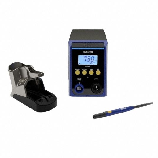 HAKKO, 1 Channel, 7 W, Hot Air Rework Station - 900G94|FR850-010 - Grainger