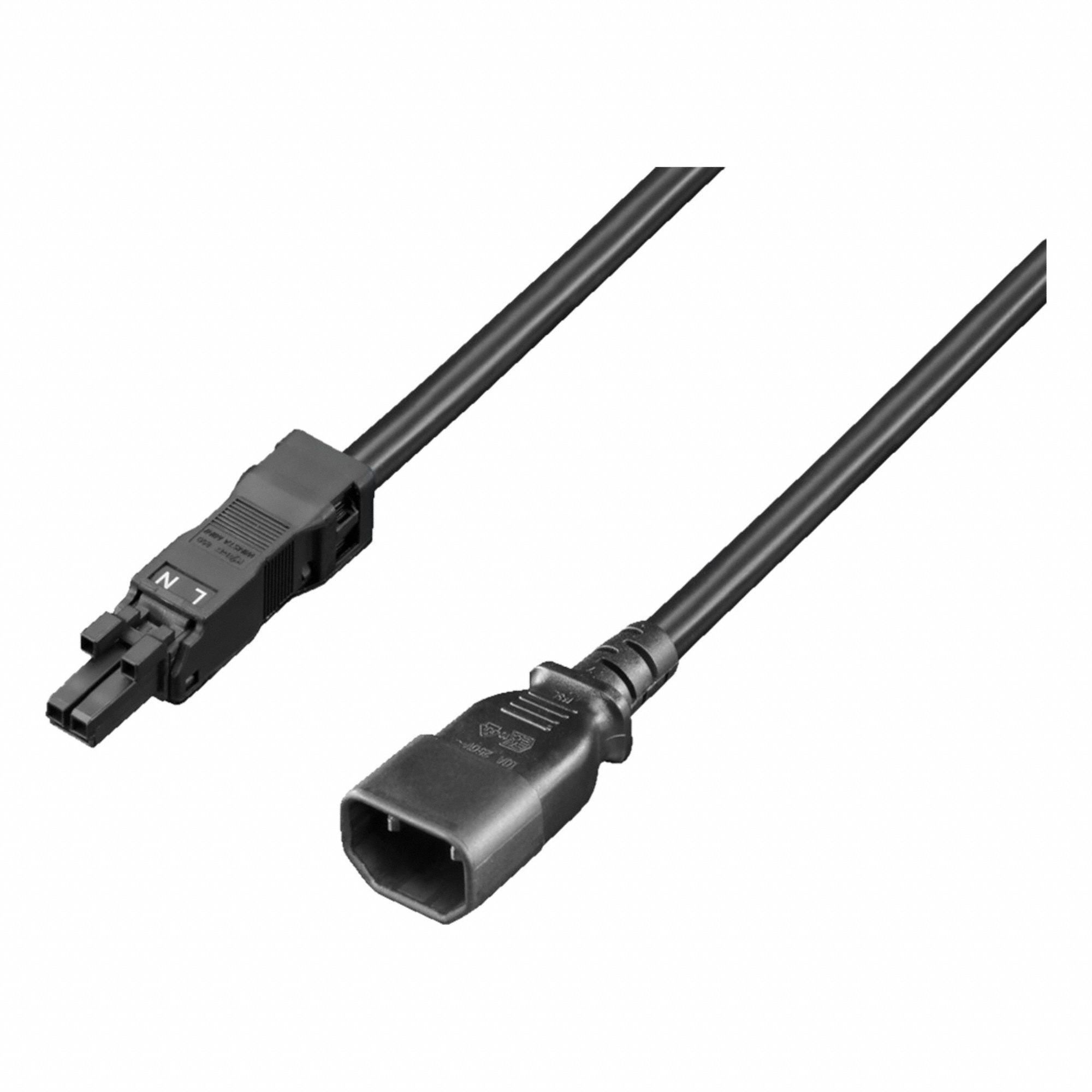 RITTAL, LED System Connection Cable, Black, Connection Cable - 831F52 ...
