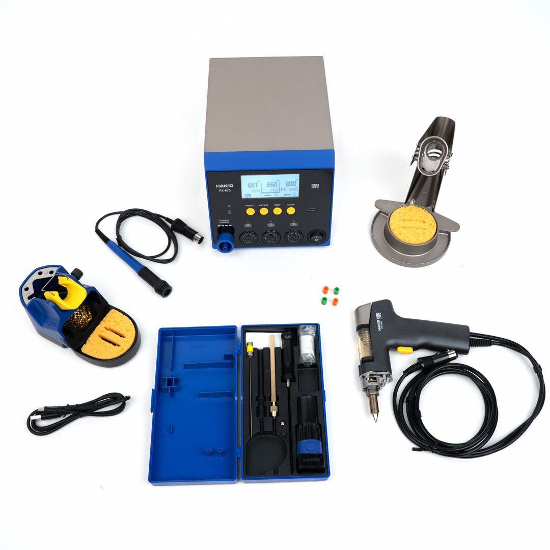 HAKKO, 3 Channel, 400 W, Rework Solder/Desolder Station - 900G93|FX973 ...