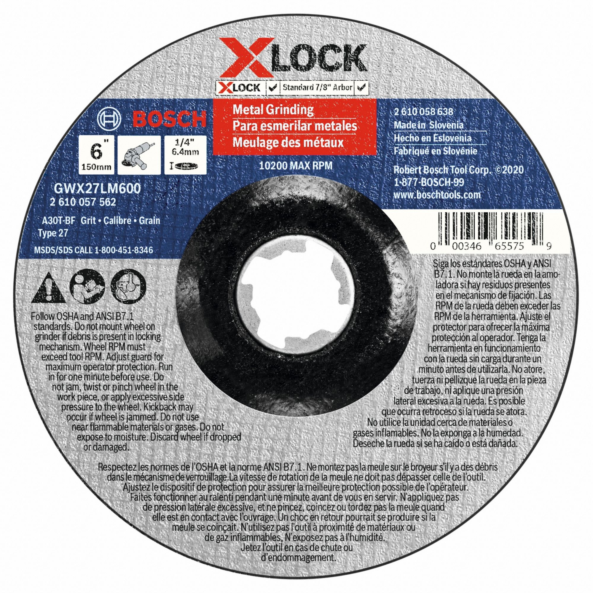 BOSCH, 1/4 in Drill Bit Size, 2 in Max Drilling Dp, Fast Spiral Rotary ...