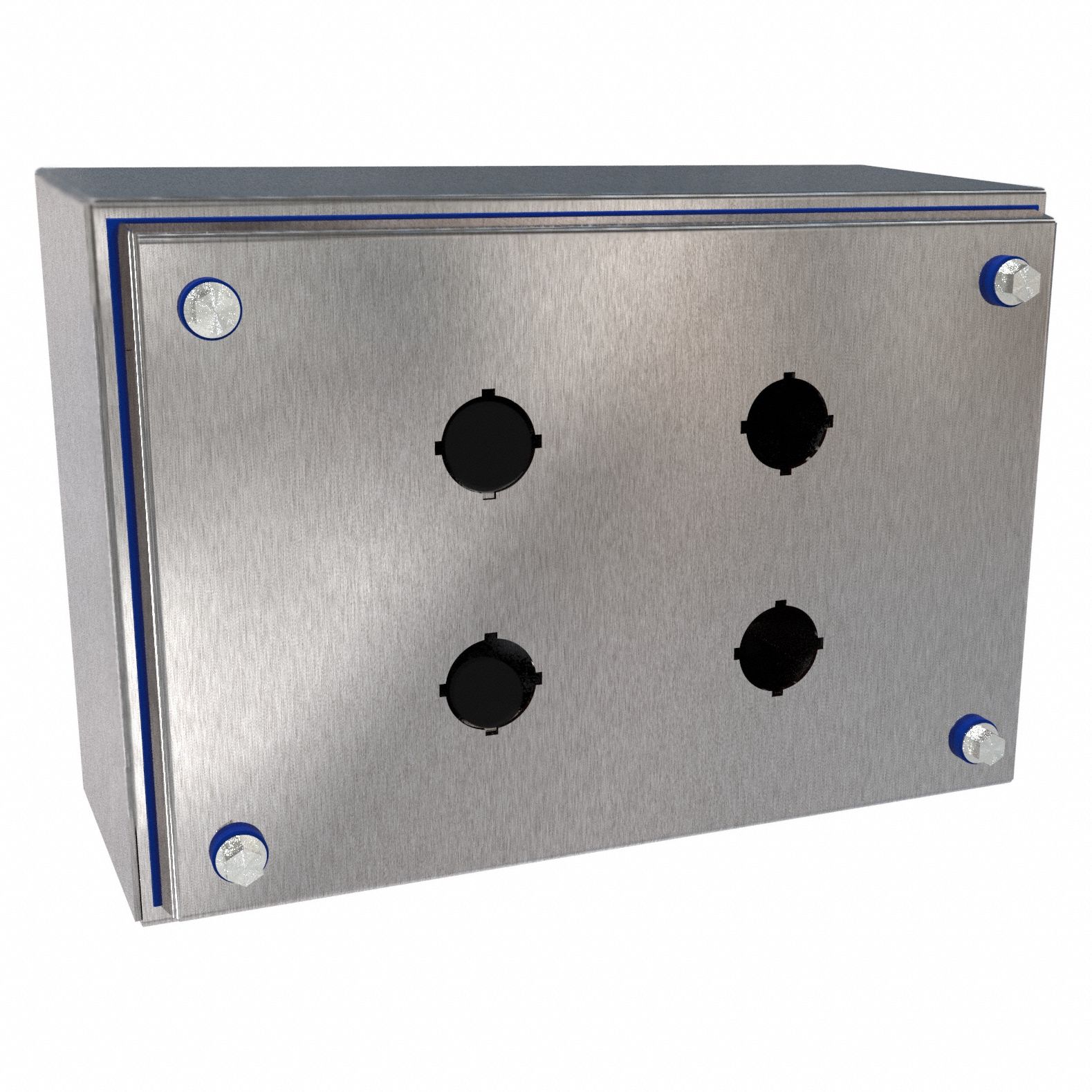 HAMMOND, 22mm, 4 Holes, Push Button Enclosure - 819ZG3|HYMPB4SS - Grainger