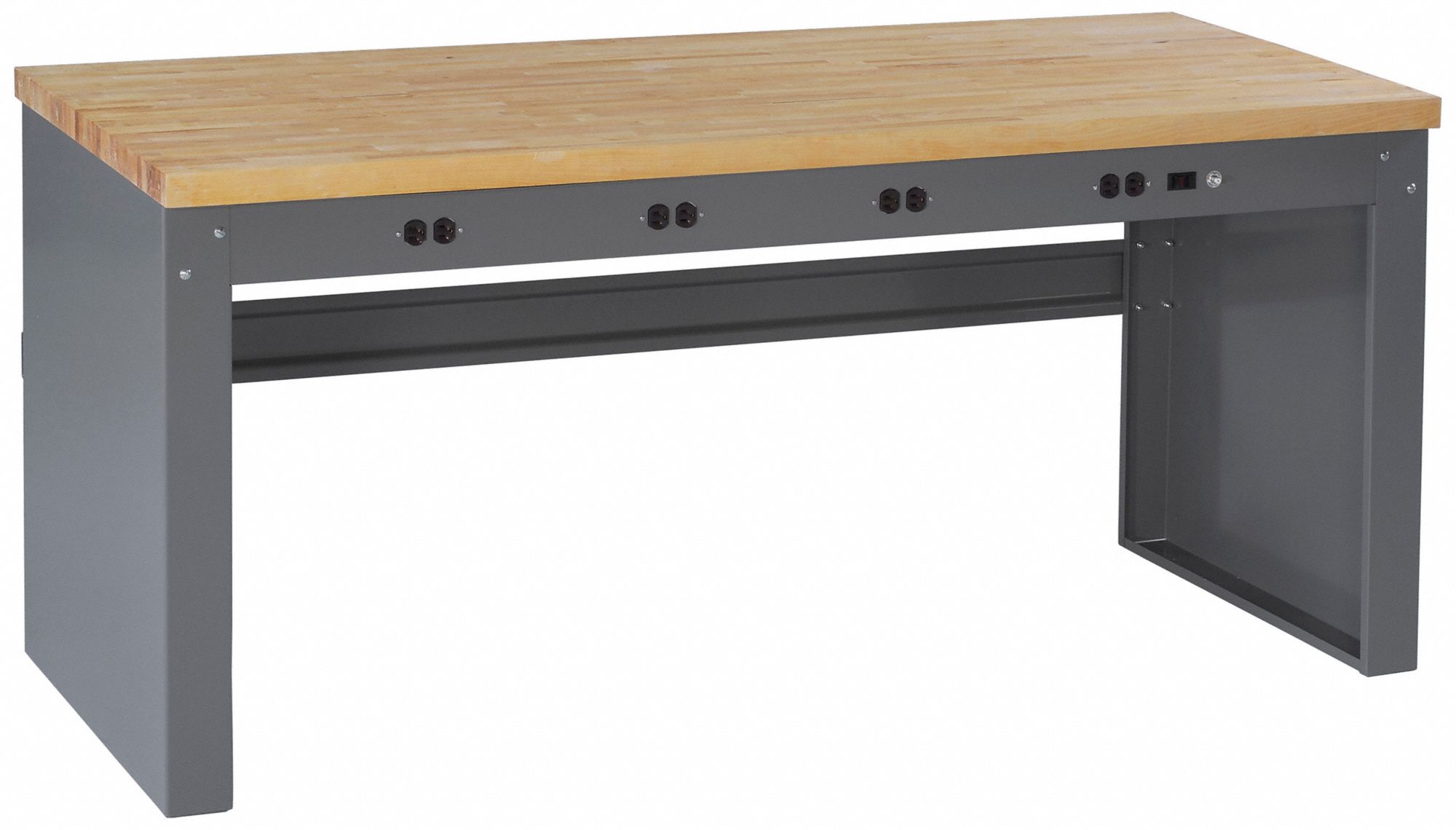 TENNSCO, Fixed Ht, Laminated Hardwood Butcher Block, Workbench - 39FL30 ...