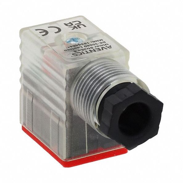 AVENTICS, DIN 43650 Form B, 110V AC, Solenoid Coil Connector - 807U40 ...