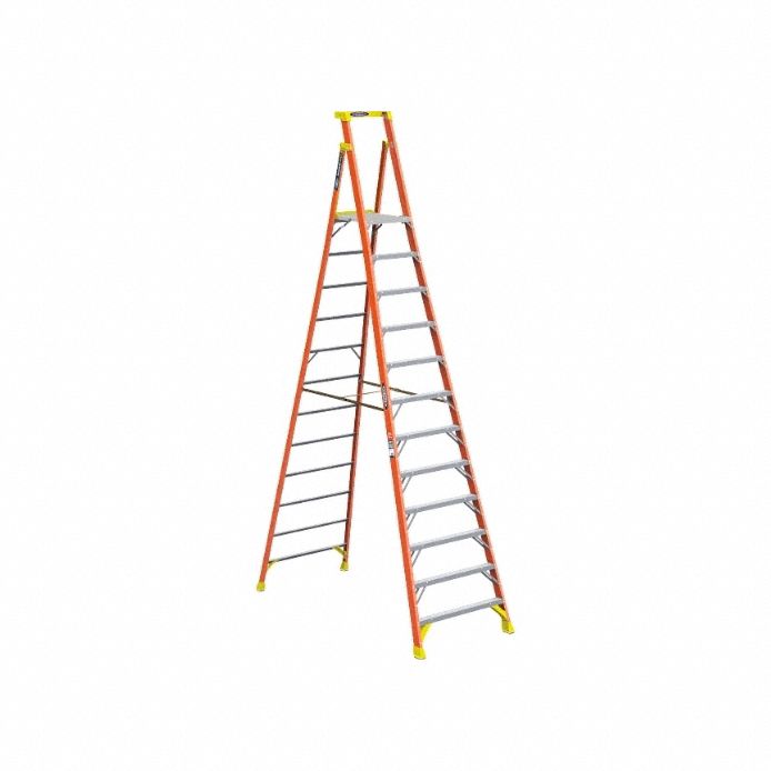 WERNER, Fiberglass Podium Ladder - 359TM6|PD6212 - Grainger