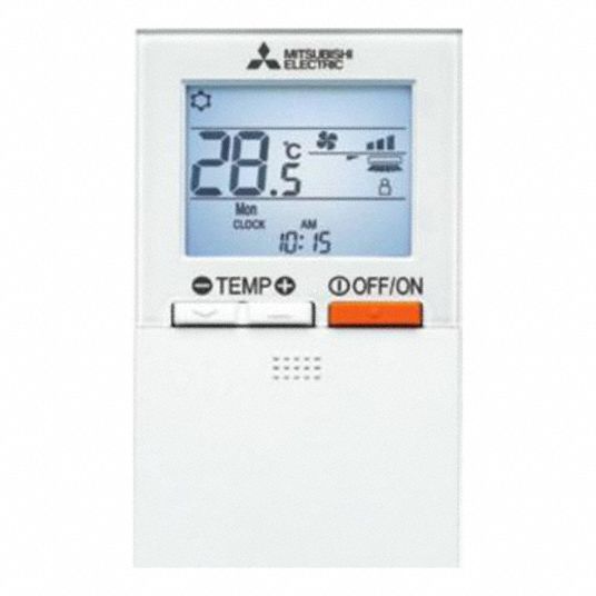 MITSUBISHI ELECTRIC, Handheld Remote Control, Heat Pump, Handheld ...