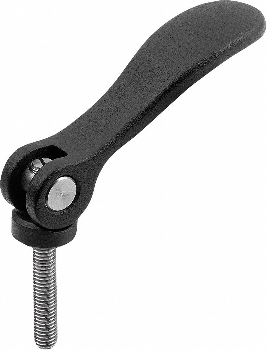 KIPP, Aluminum w/ SS Thread, M6, Cam Handle - 20WX91|K0005.1511106X20 ...