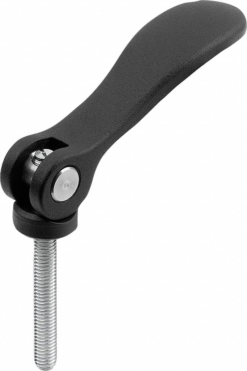 KIPP, Aluminum w/ Steel Thread, 1/4"-20, Cam Handle - 20WX57|K0005 ...