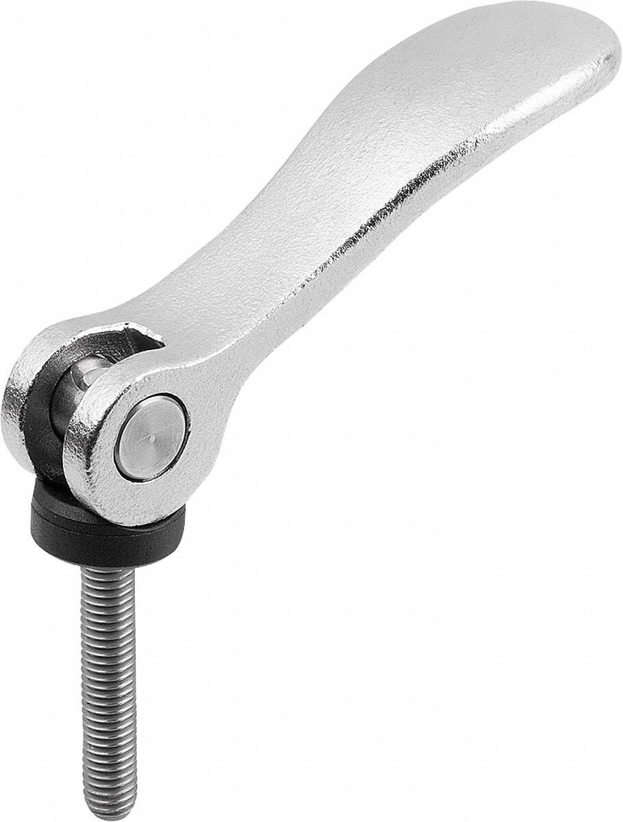 KIPP, Stainless Steel, 3/8"-16, Cam Handle - 20WY17|K0645.25120A4X30 ...